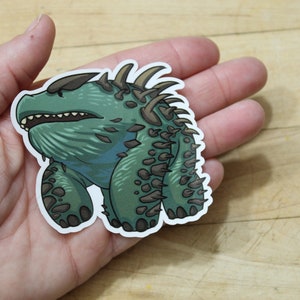 Chibi Craterhoof Behemoth Sticker Inspired by Magic- Decals Perfect for ...