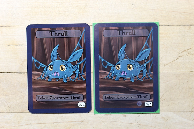 0/1 Thrull Chibi-styled Singles Tokens Mtg Inspired- Perfect for Using ...