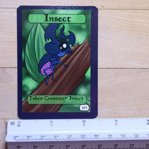 1/1 Insect Token Singles Alter Art, Edh,standard,commander,vintage,and ...