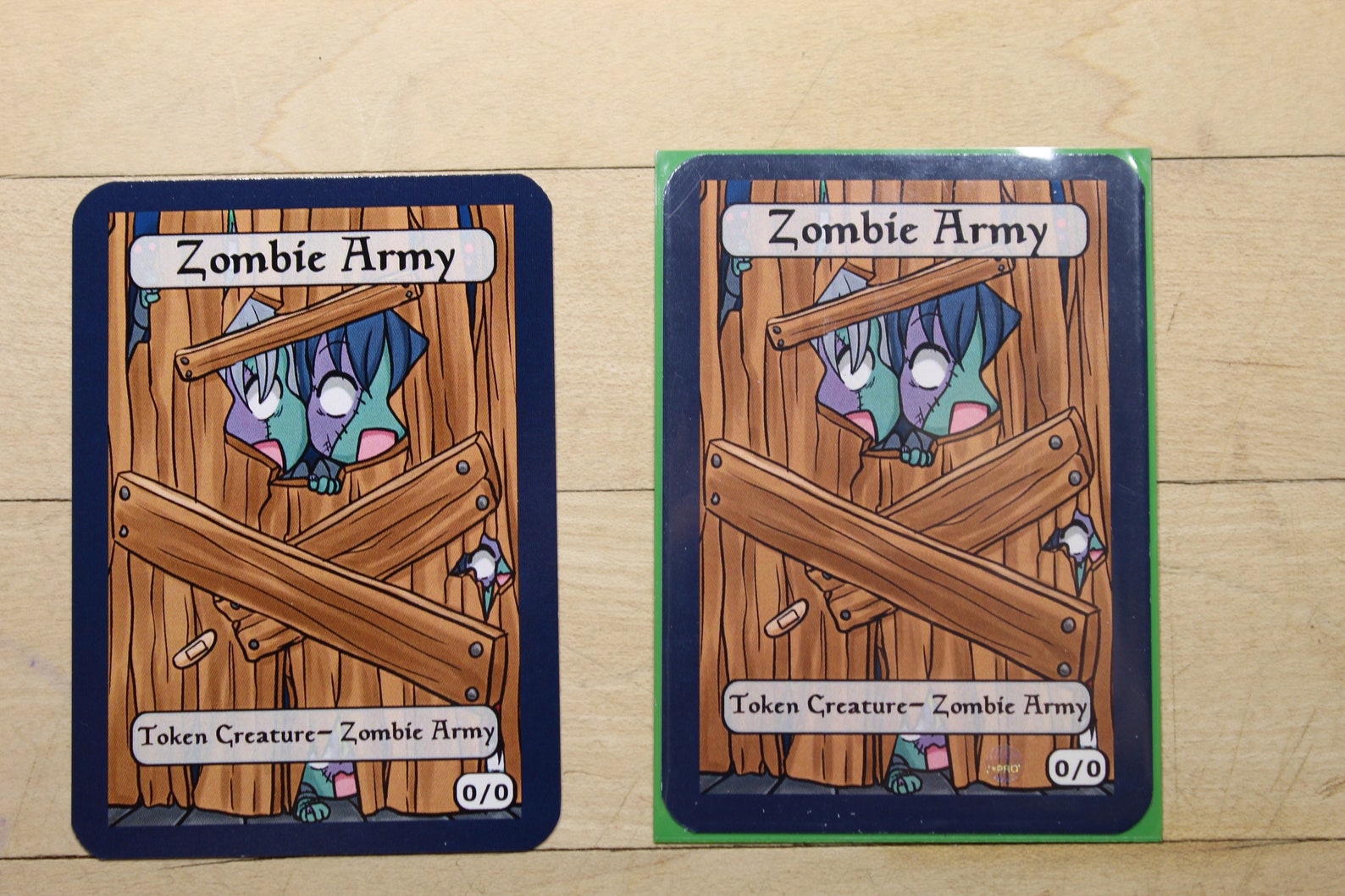 Zombie Army Token Chibi Singles for Alter Art Proxy in - Etsy