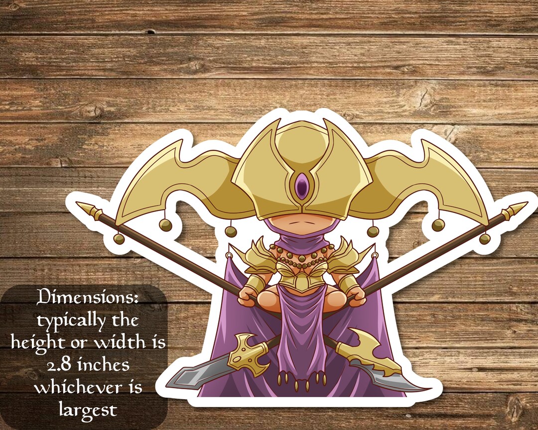 Karona,false God- Decals Perfect for Deck Boxes, S, Laptops, Journals ...