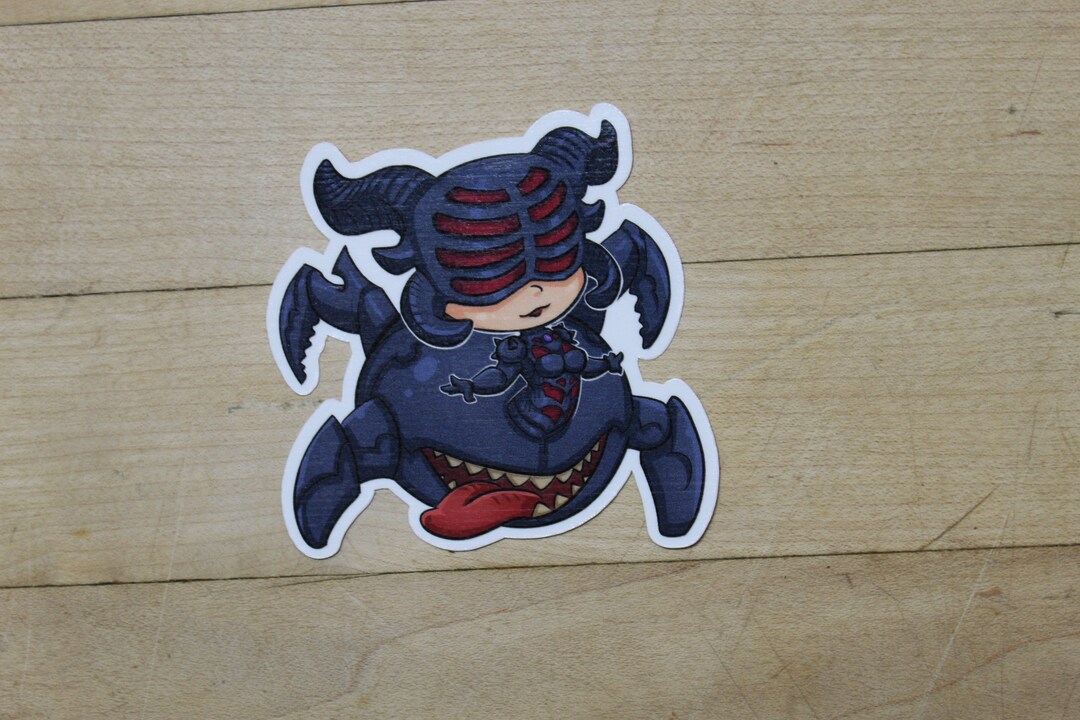 Chibi Sheoldred, Whispering One Sticker Inspired by Magic the Gathering ...