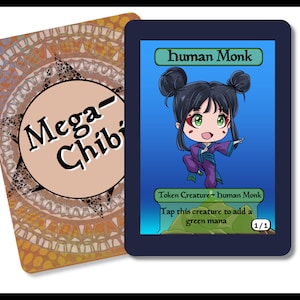 Monk Token Creature Mtg - Etsy