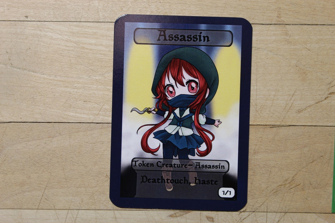 Assassin W Haste and Deathtouch Chibi-styled Singles Tokens Mtg ...