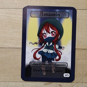 Assassin W Haste and Deathtouch Chibi-styled Singles Tokens Mtg ...