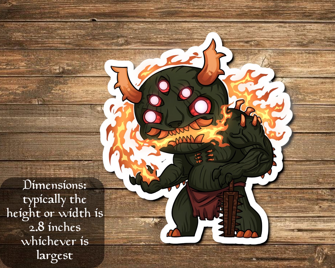 Hidetsugu Devouring Chaos Sticker Inspired by Magic the Gathering ...