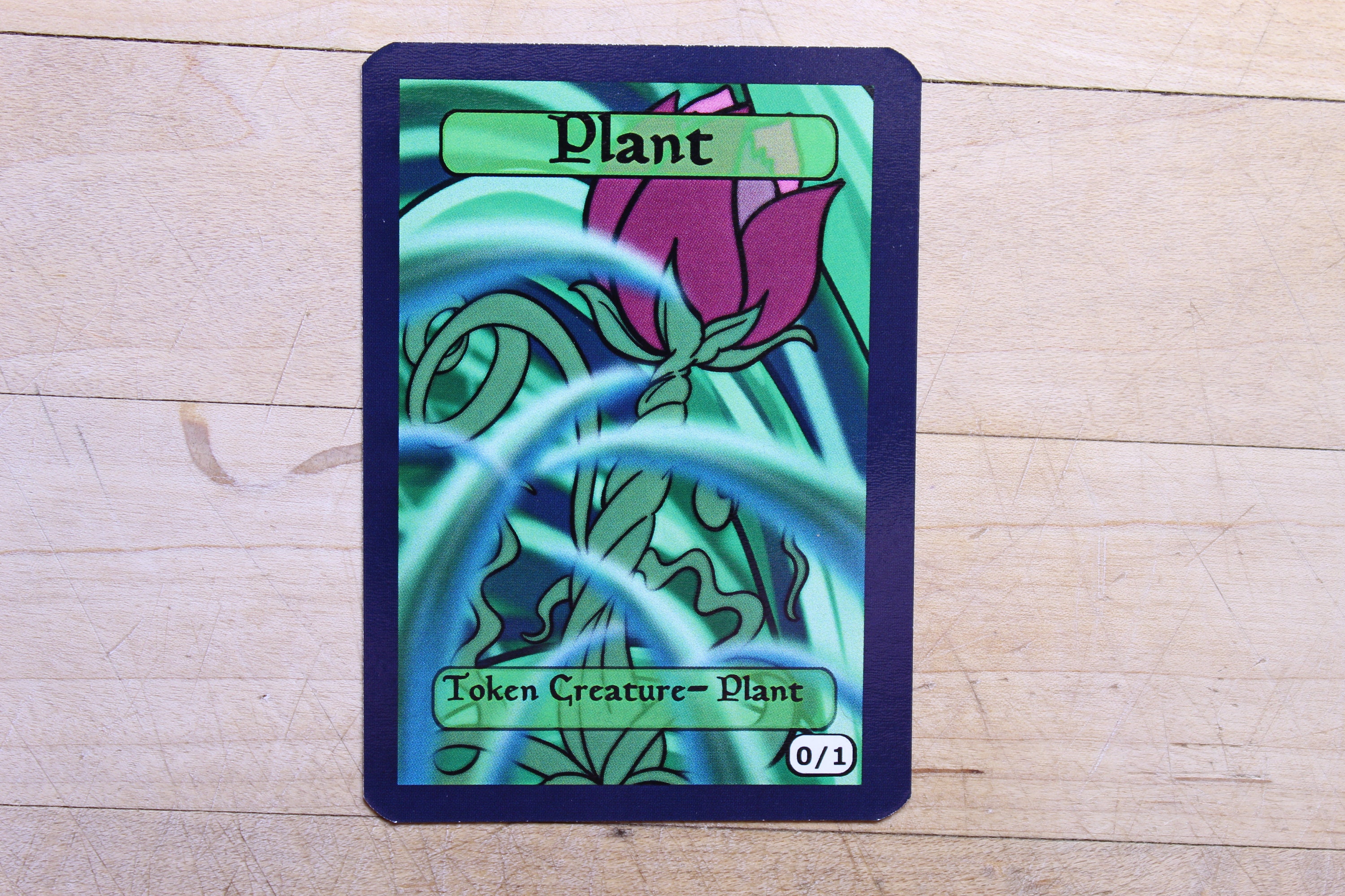 0/1 Plant Token Singles Alter Art - Etsy