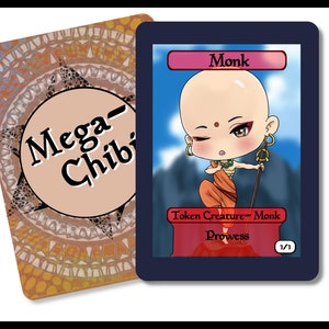 Monk Token Creature Mtg - Etsy
