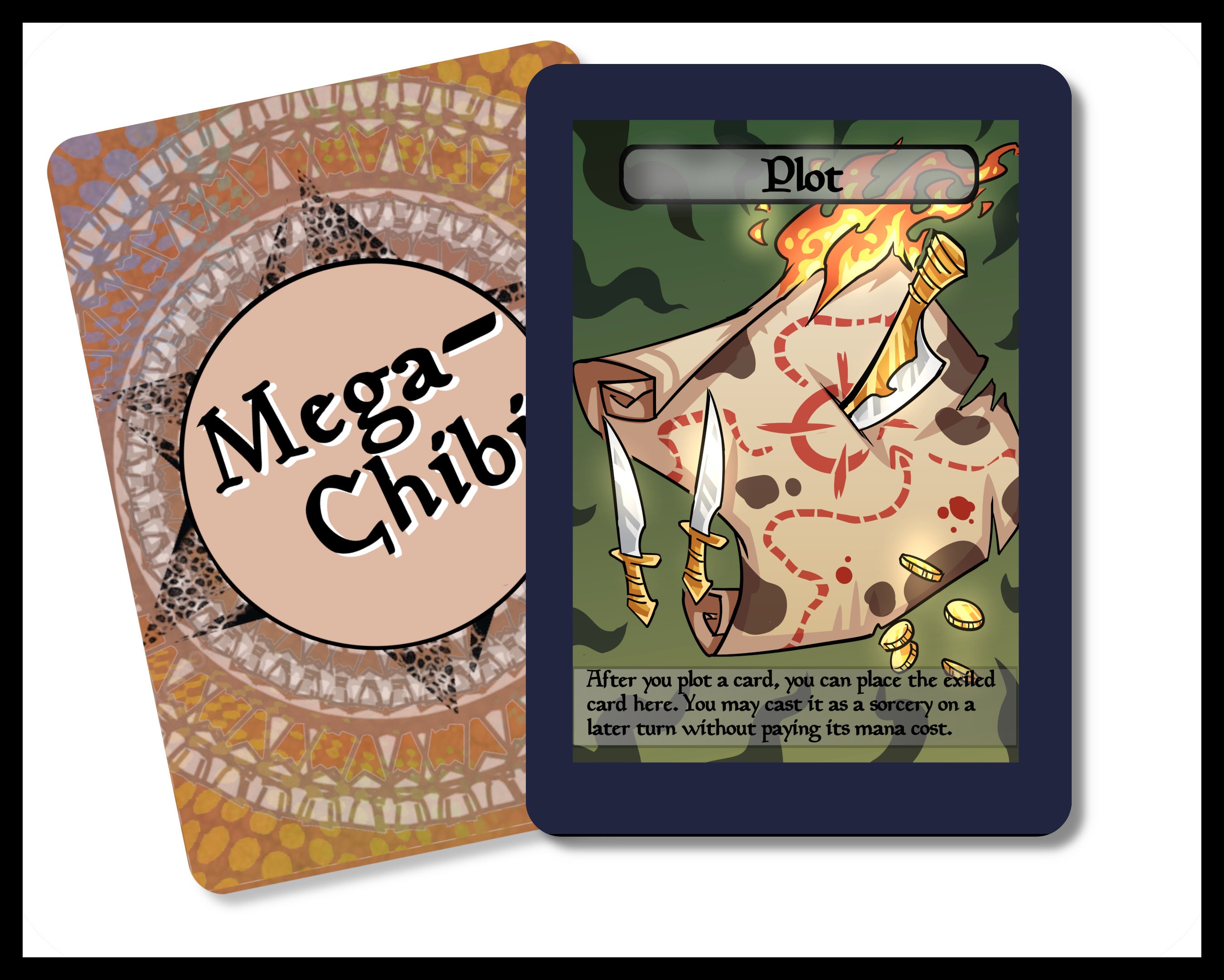 Plot Creature Token- TCG Standard Size for Magic to Represent Your Deck ...