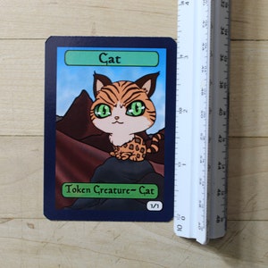 1/1 Cat Tokens Chibi-styled "m-21" Mtg Inspired Singles- Perfect for ...