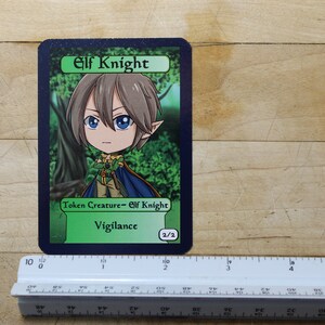 2/2 Elf Knight W Vigilance Token Singles for Alter Art, Edh,standard ...