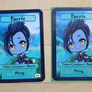 Faerie Chibi-styled Singles Tokens "m-21" Mtg Inspired- Perfect for ...