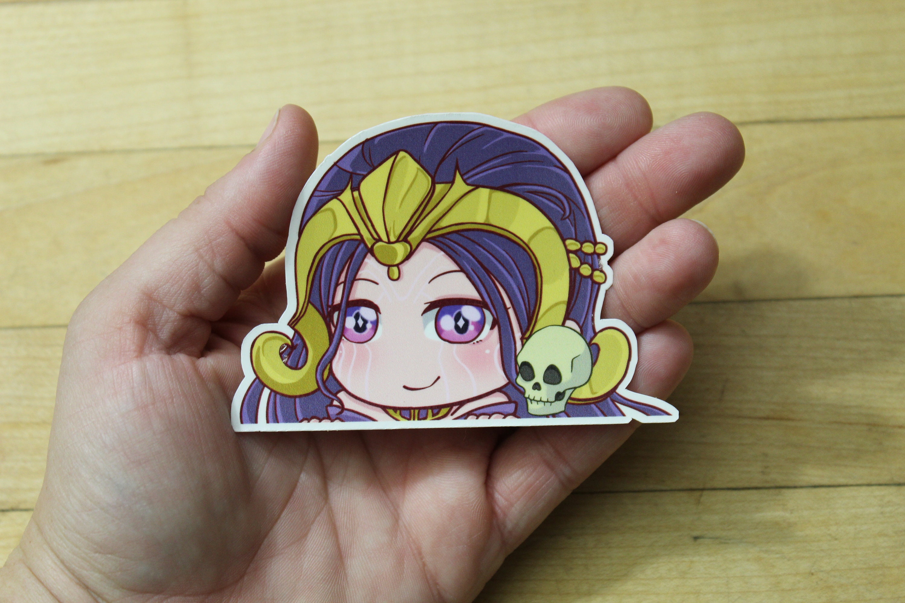 Chibi Liliana Peeker Sticker Laptops, Journals, Deckboxes and More ...