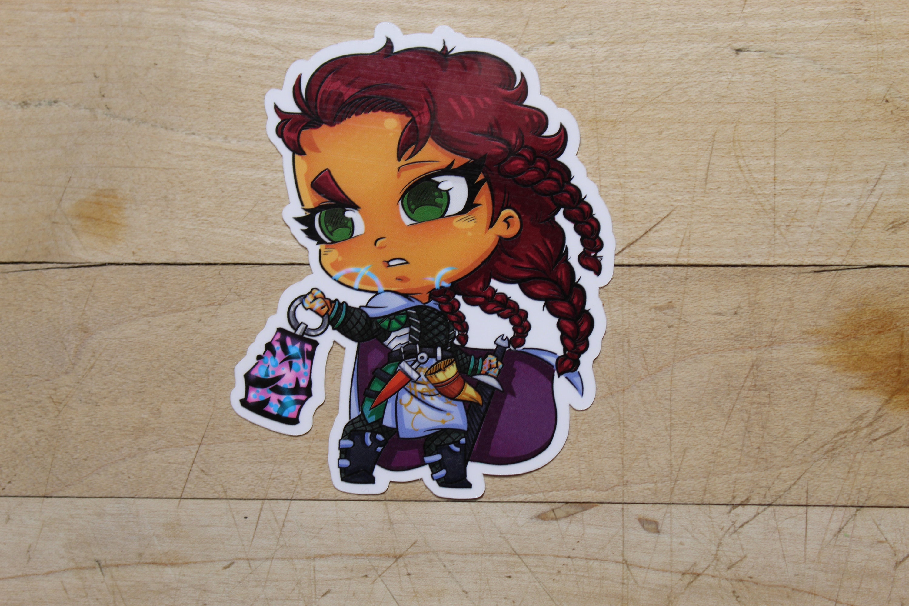 Chibi Tergrid Sticker for Deck Boxes S Laptops Journals | Etsy