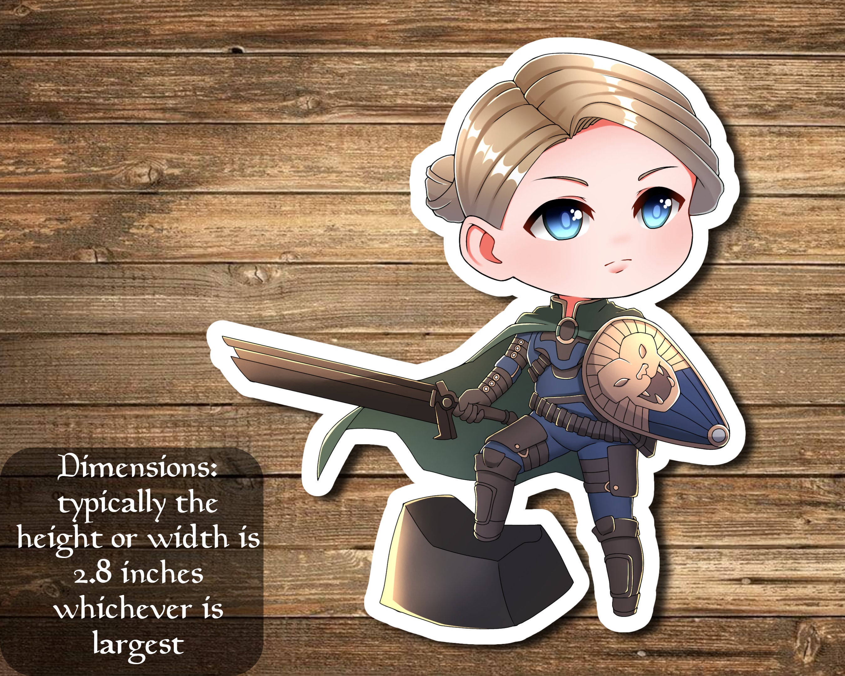 Myrel, Shield of Argive Sticker Perfect for Deck Boxes, Laptops ...