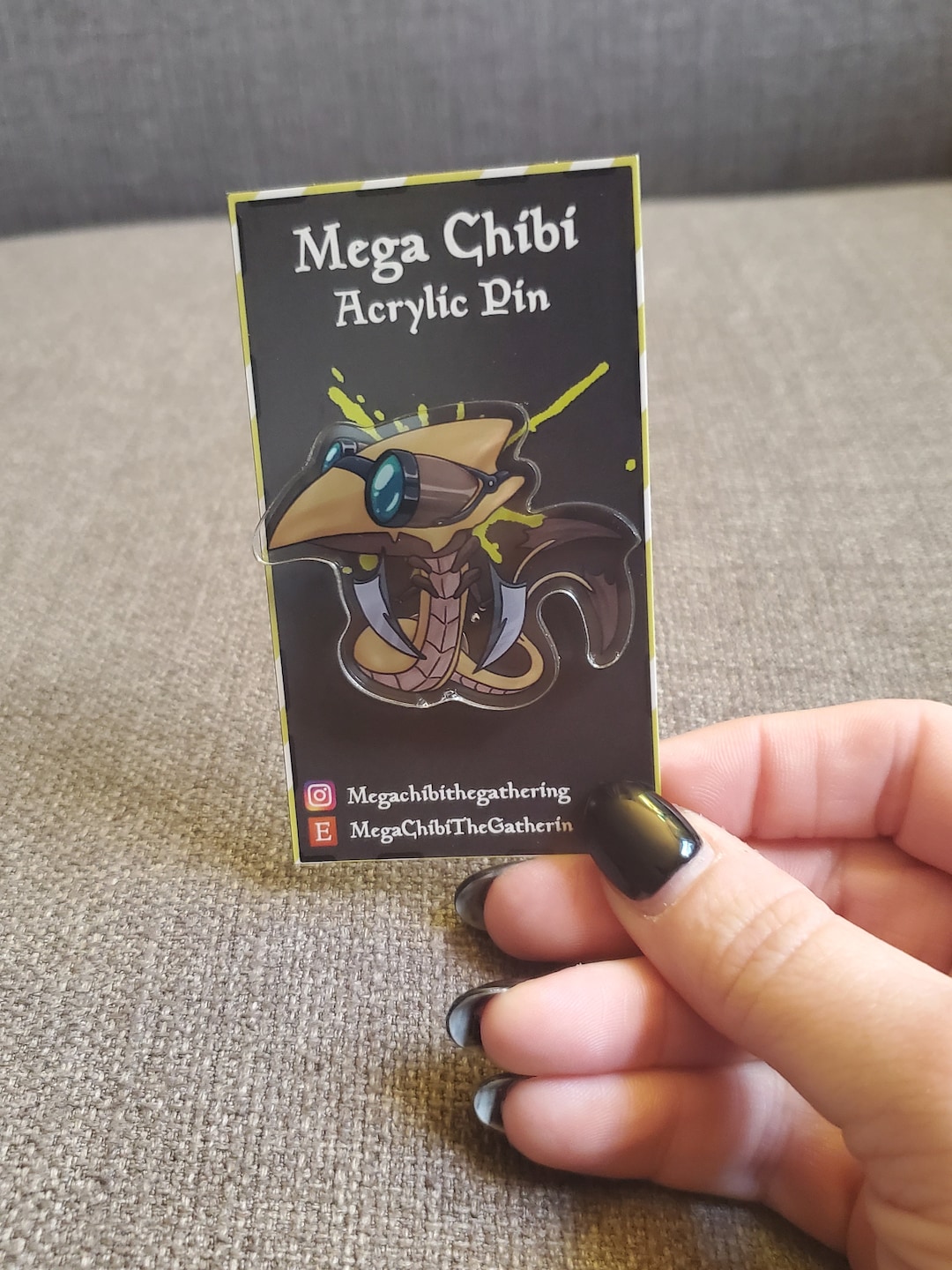 Steampunk Sliver- Mtg Themed Acrylic Pins for Backpacks, Shirts ...