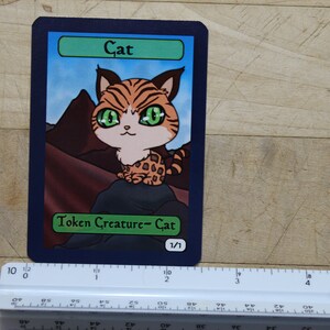 1/1 Cat Tokens Chibi-styled "m-21" Mtg Inspired Singles- Perfect for ...