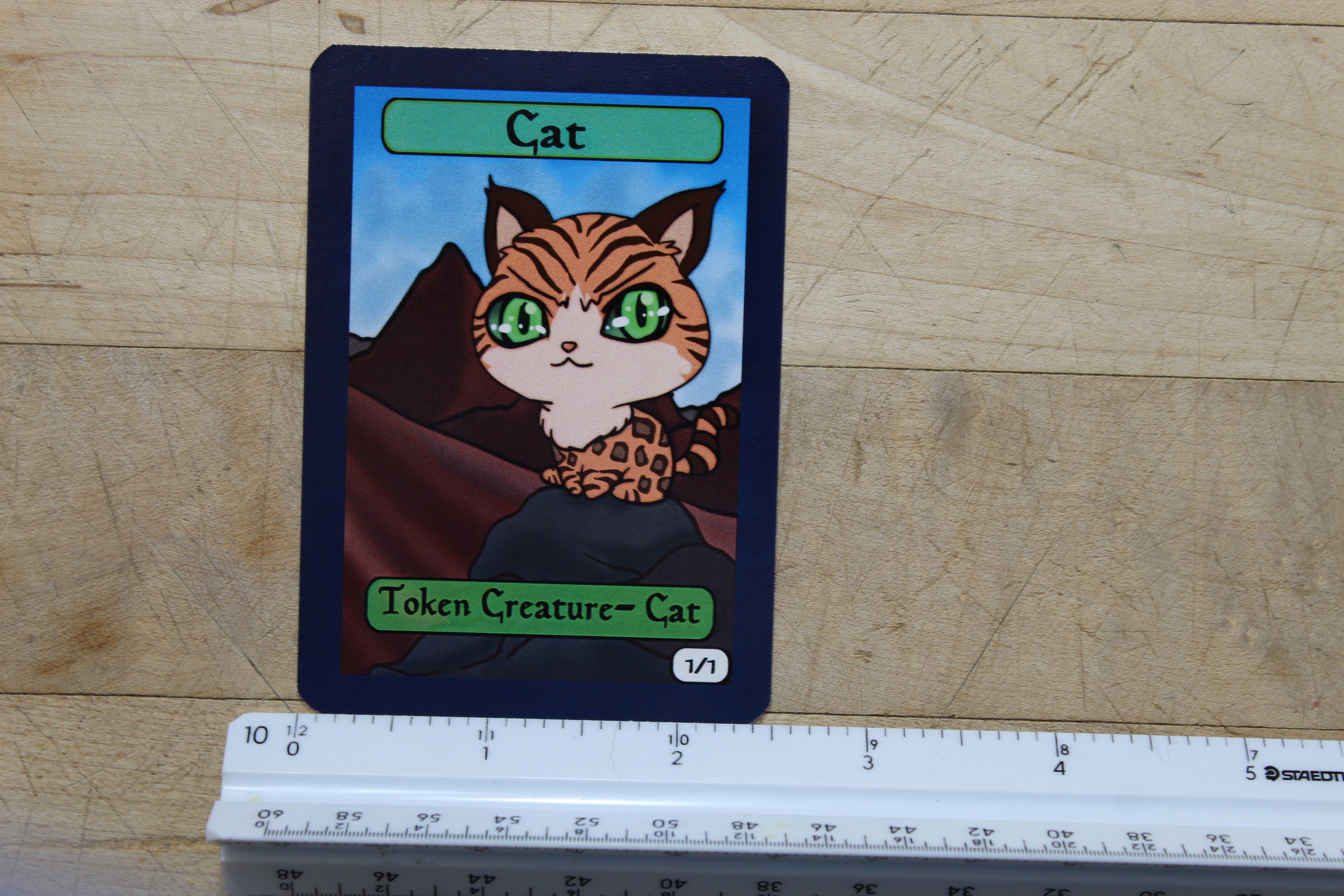 1/1 Cat Tokens Chibi-styled "m-21" Mtg Inspired Singles- Perfect for ...