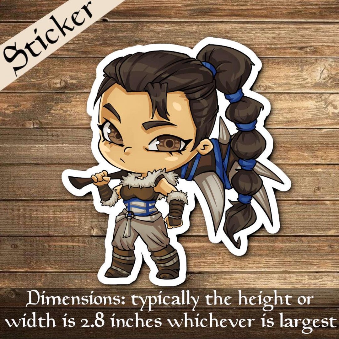 Disa, the Restless Deck Box Sticker- Perfect for Deck Boxes, Laptops ...