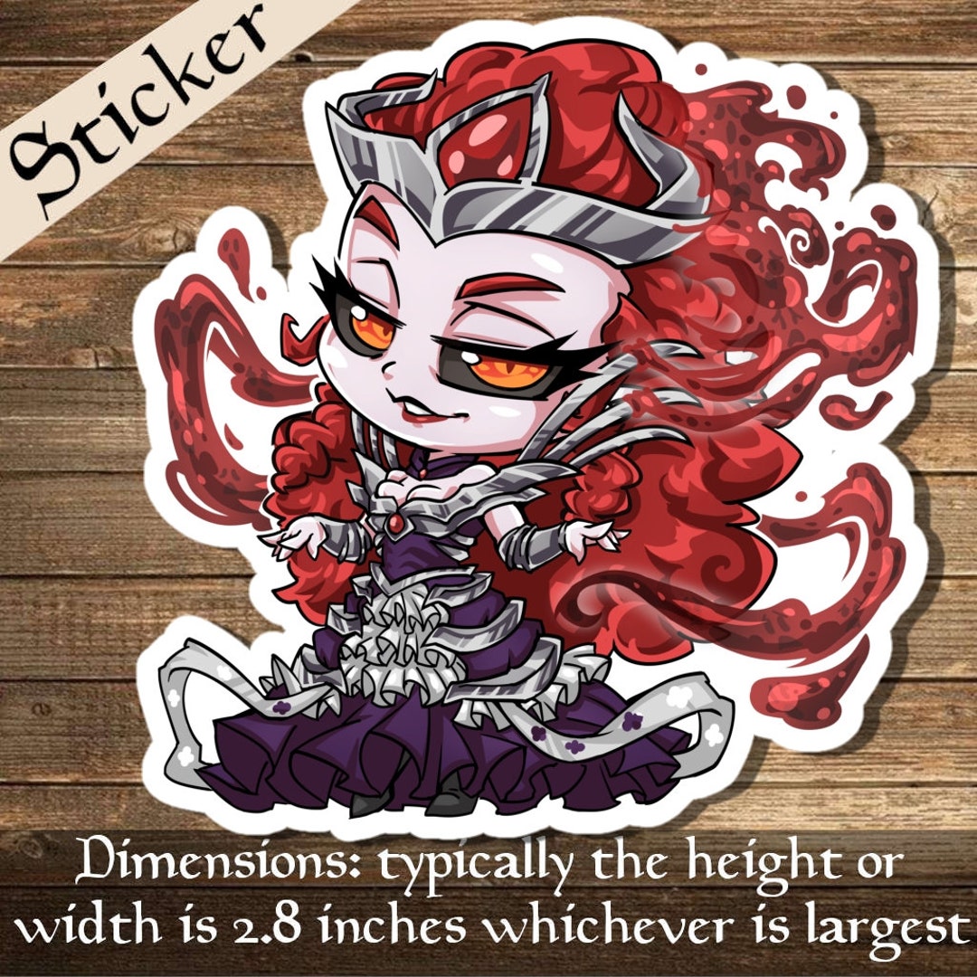 Olivia, Crimson Bride Deck Box Sticker- Perfect for Deck Boxes, Laptops ...