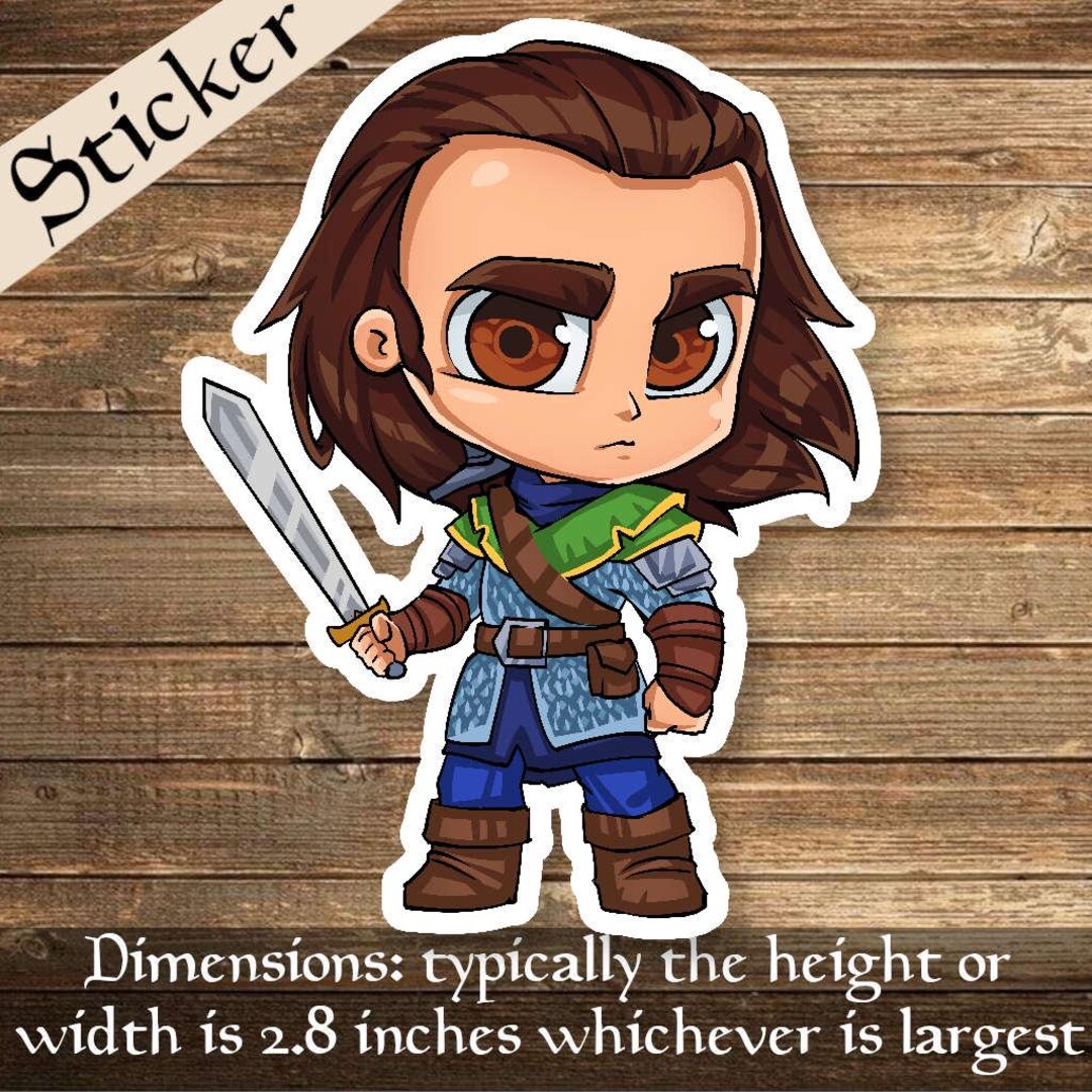 Abdel Adrian, Gorion's Ward Deck Box Sticker- Perfect for Deck Boxes ...