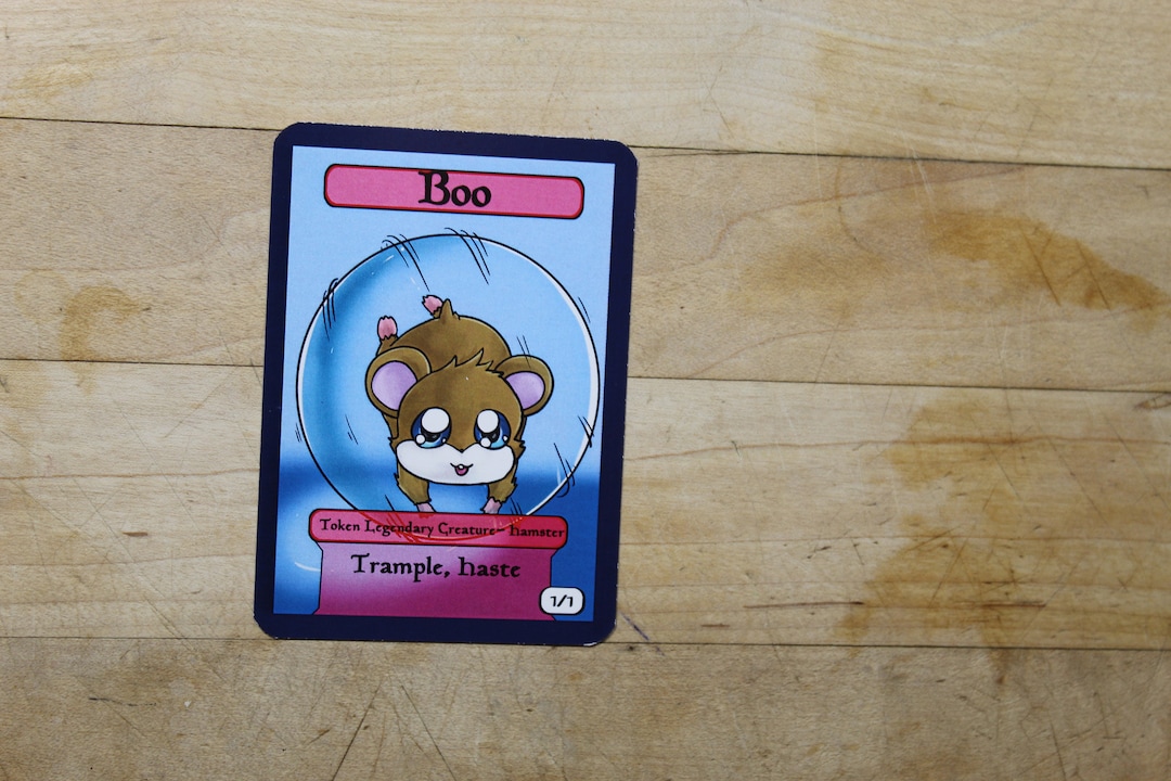 Boo Hamster Token Singles Alter Art, Edh,standard,commander,vintage,and ...