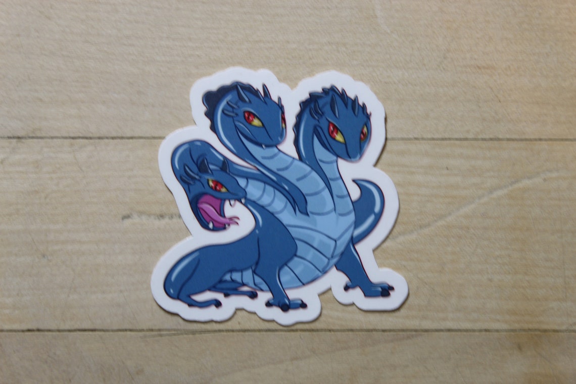 Chibi Hydra Inspired by Magic the Gathering Decals Perfect - Etsy