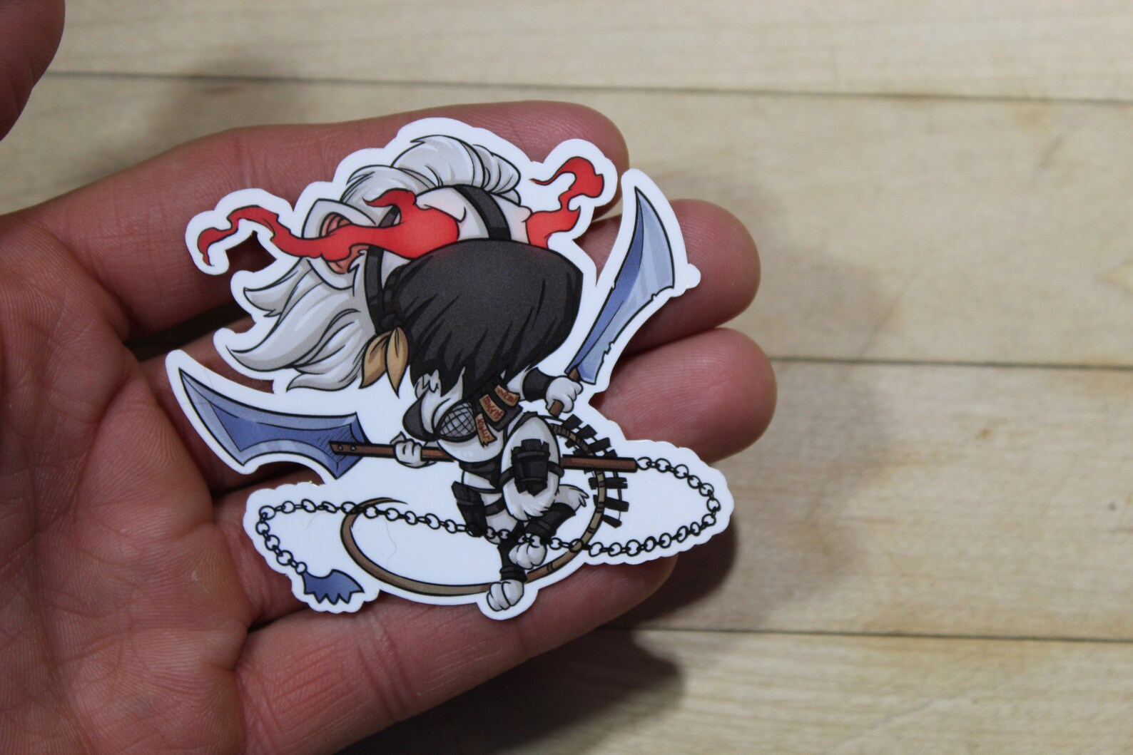 Ink-eyes, Servant of Oni Sticker Inspired by - Decals Perfect for Deck ...