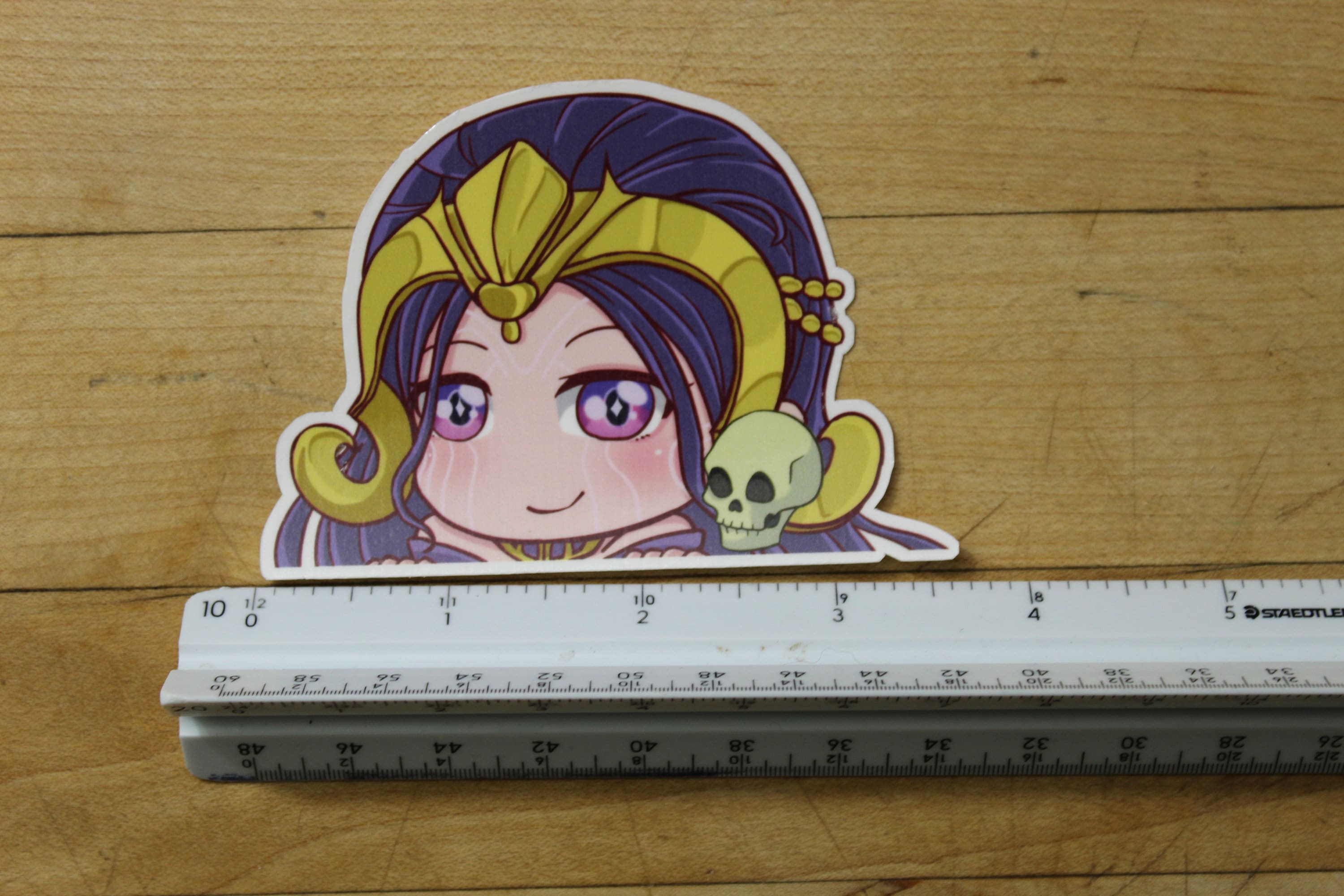 Chibi Liliana Peeker Sticker Laptops, Journals, Deckboxes and More ...