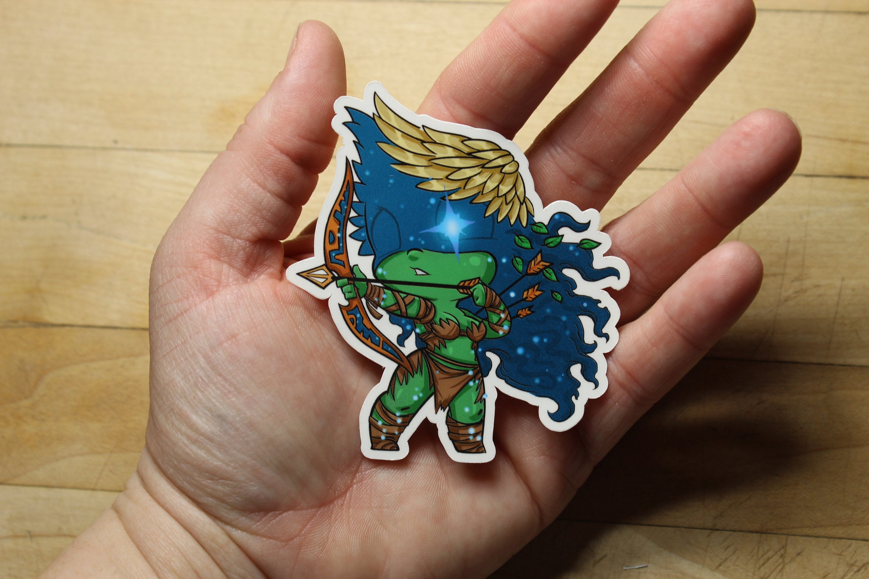 Chibi Nylea God Sticker Inspired by Magic the Gathering | Etsy