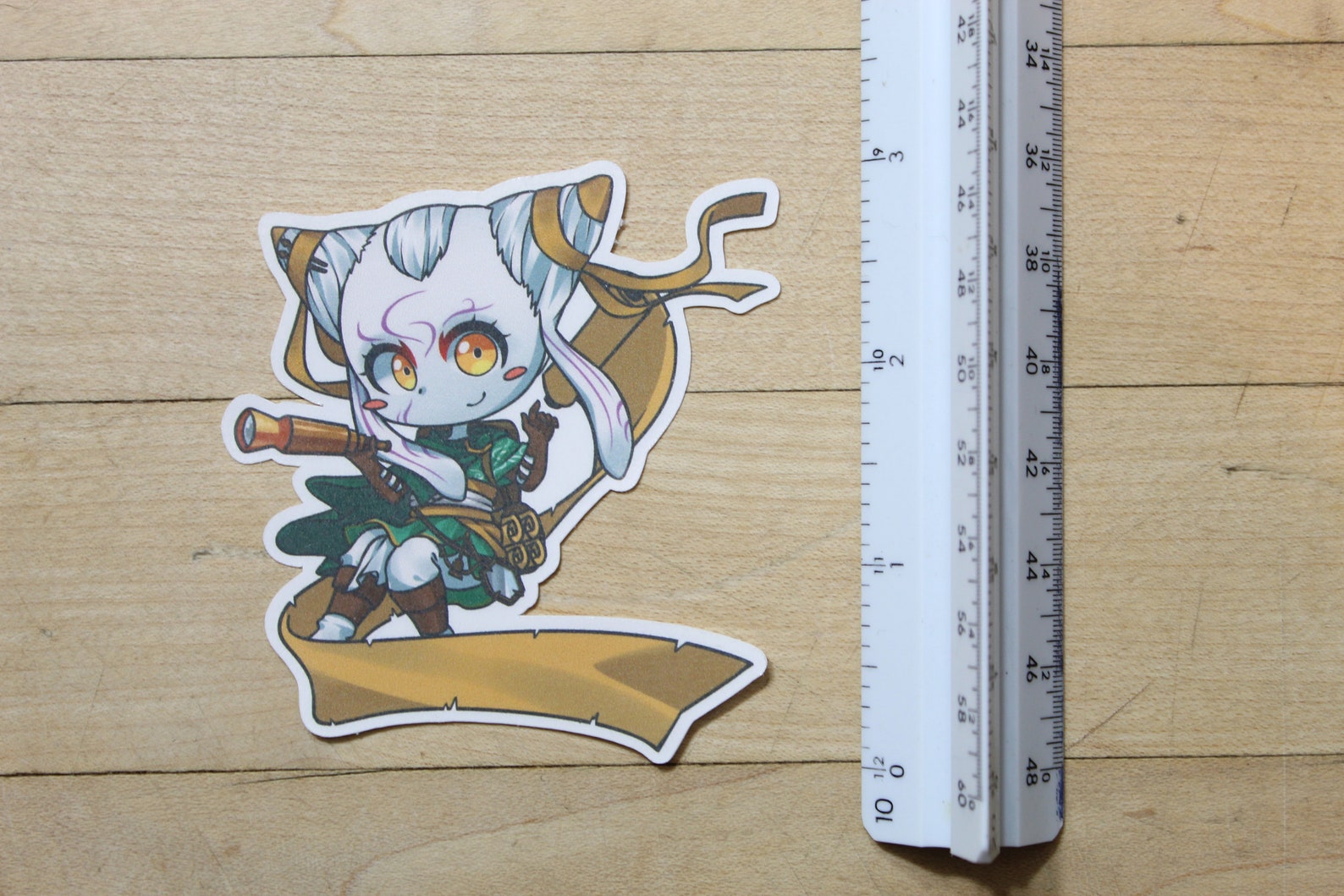 Chibi Inspired Tamiyo Sticker for Deck Boxes, S, Laptops, Journals ...