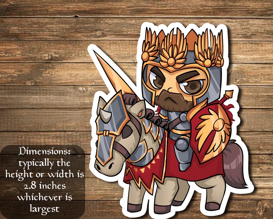 Darien, King of Kjeldor Sticker Inspired by Magic- Perfect for Deck ...