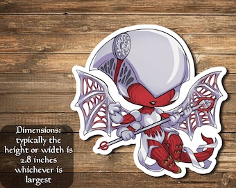 Chibi Sheoldred, Whispering One Sticker Inspired by Magic the Gathering ...
