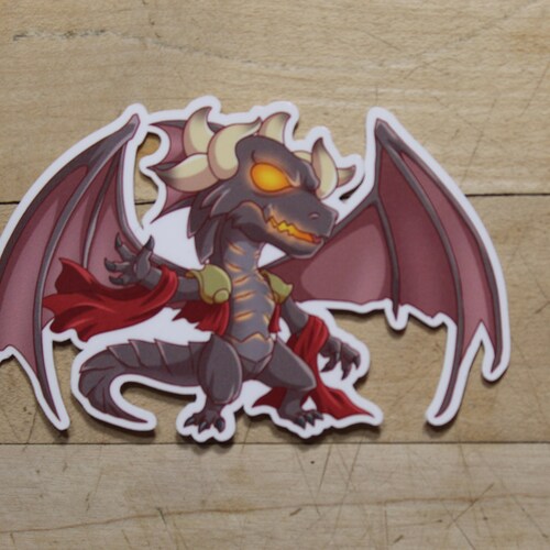 Chibi Craterhoof Behemoth Sticker Inspired by Magic Decals - Etsy
