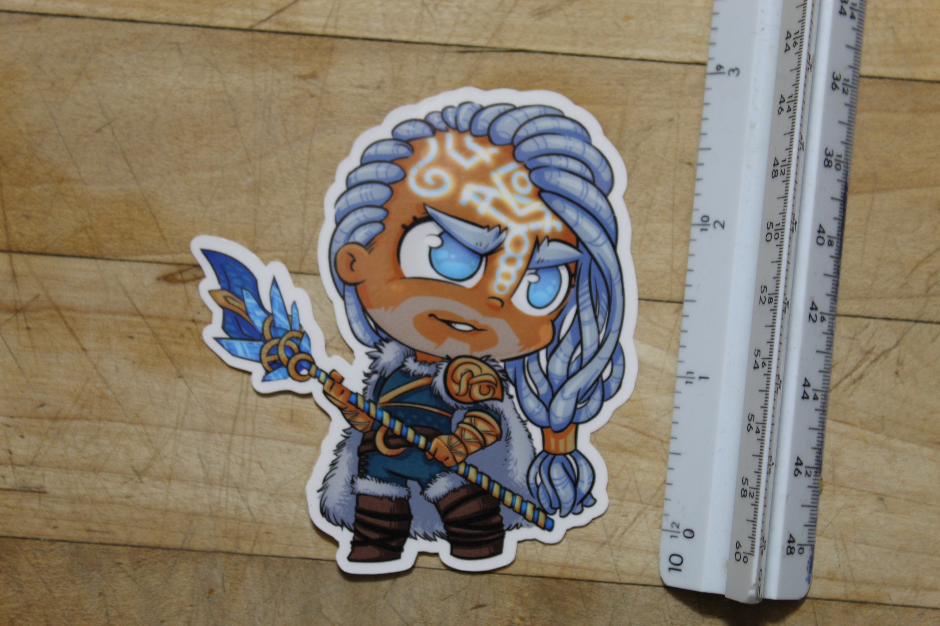 Chibi Jorn God Sticker Inspired by Magic the Gathering - Etsy