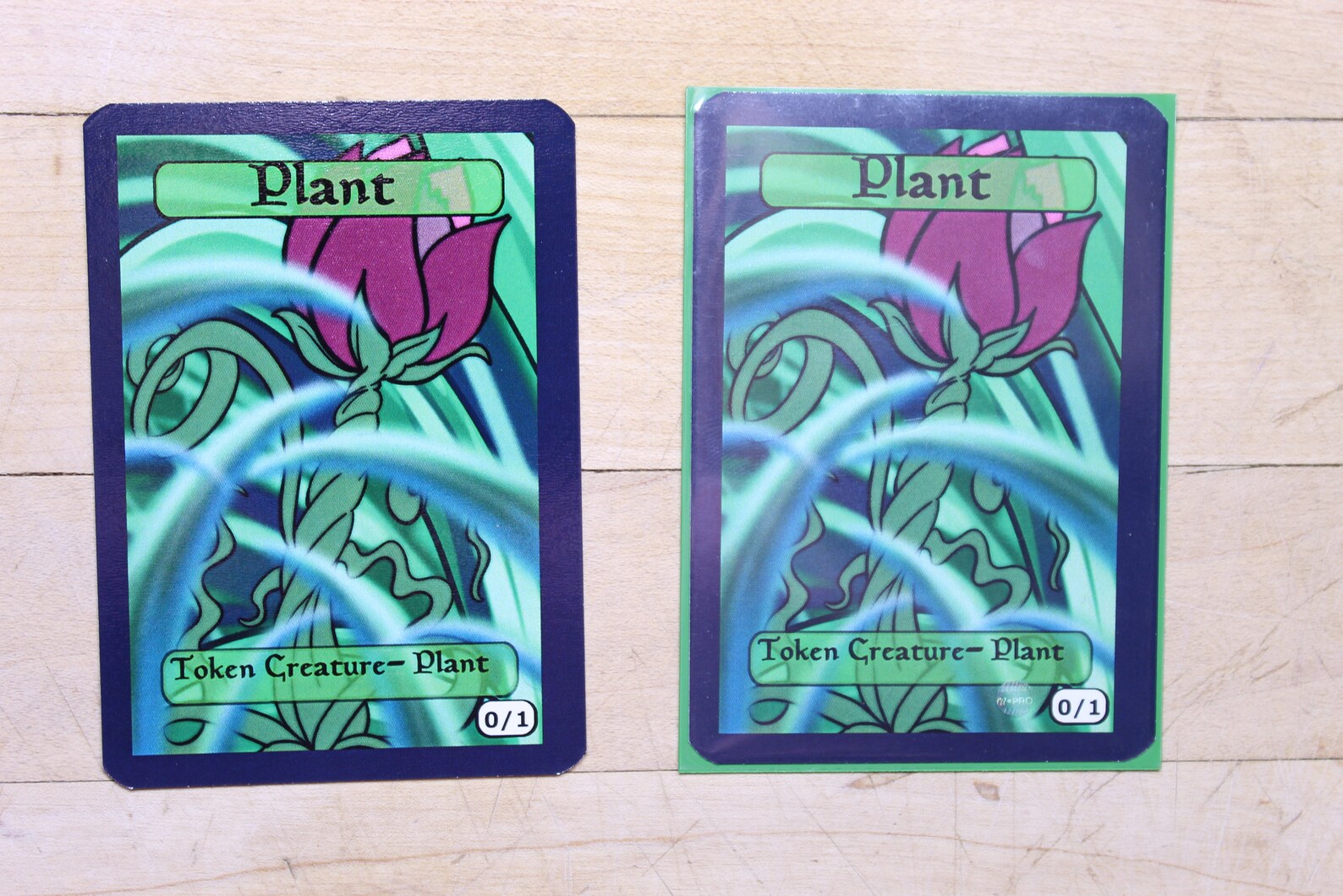 0/1 Plant Token Singles Alter Art | Etsy