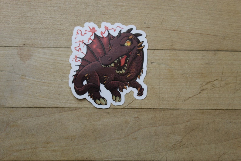 Chibi Etali_ Primal Storm Sticker Inspired by Magic the - Etsy