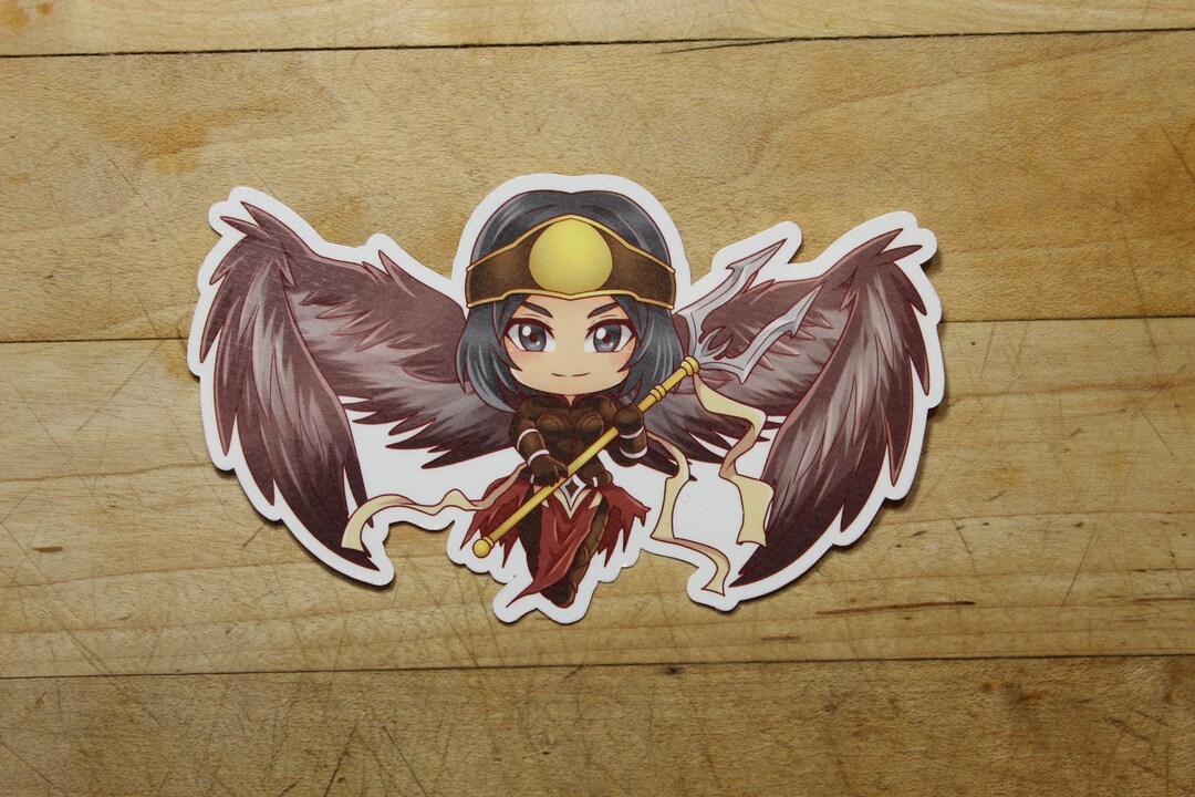 Chibi Angel Liesa Sticker Inspired by Magic the Gathering- Decals ...