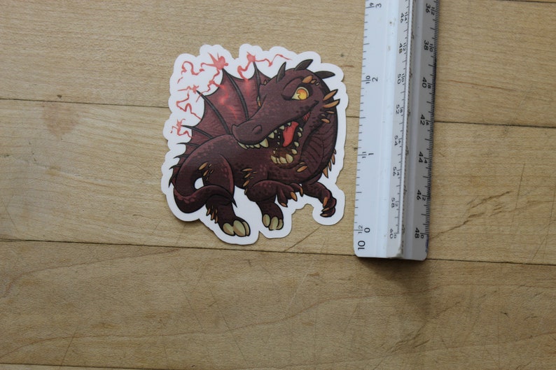 Chibi Etali_ Primal Storm Sticker Inspired by Magic the - Etsy