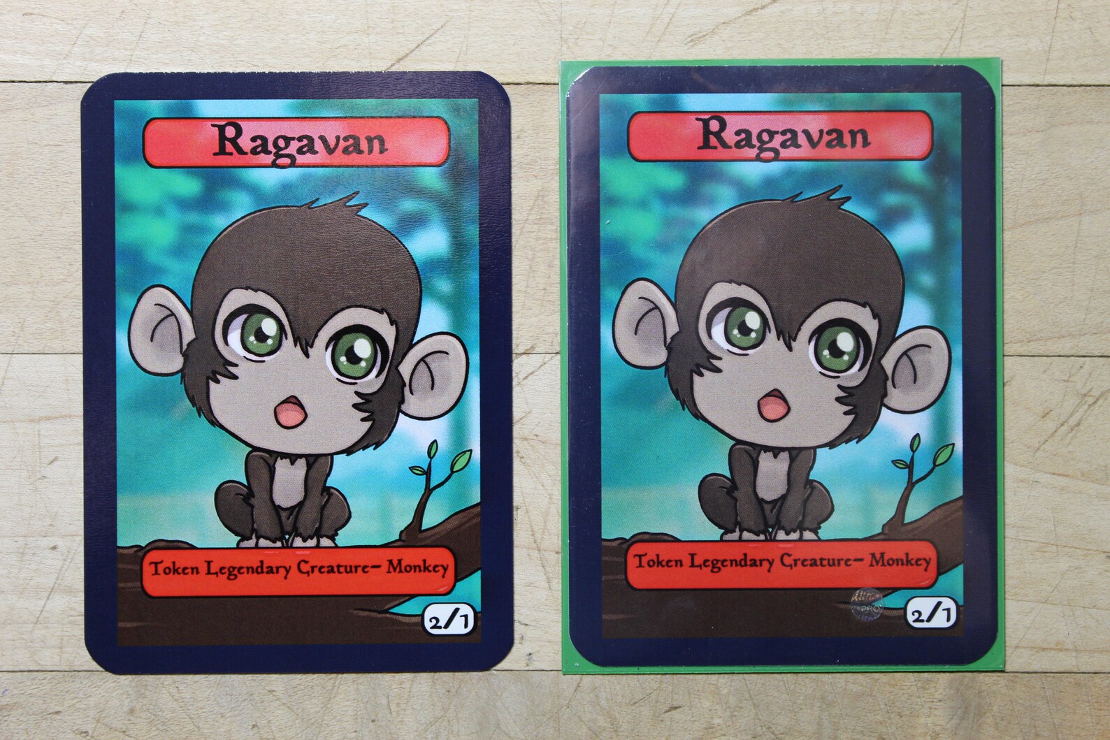 2/1 Red Ragavan Chibi-styled Singles Tokens Mtg Inspired - Etsy