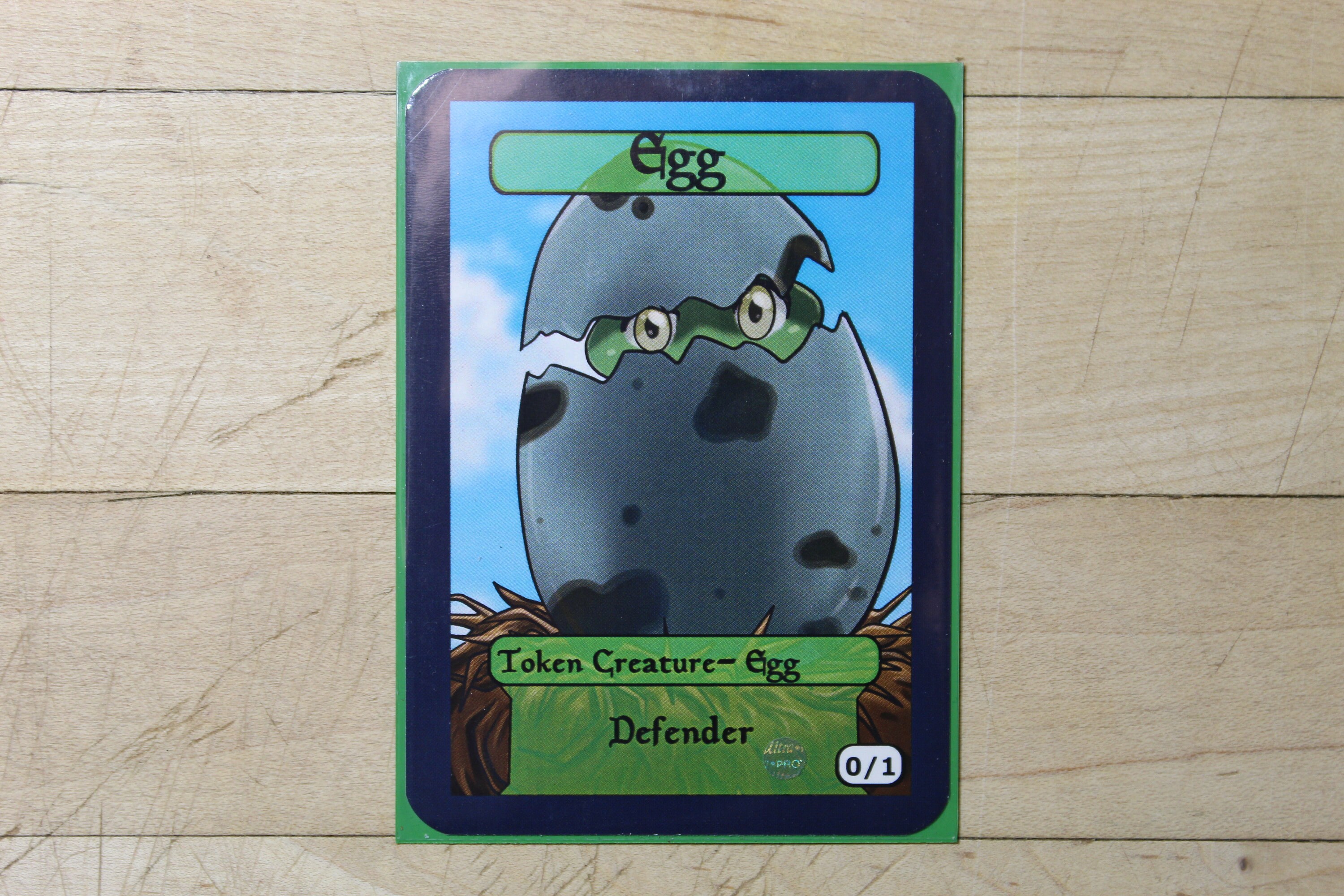 Egg 0/1 Defender Chibi-styled Singles Tokens Mtg Inspired- Perfect for ...