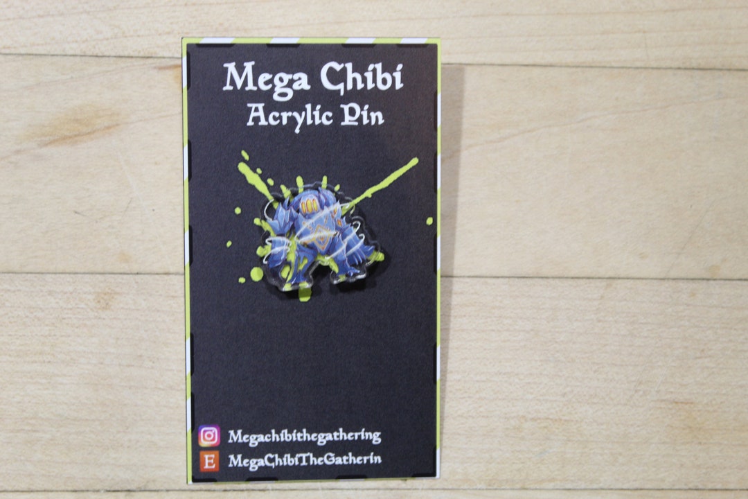 Blightsteel Colossus- Mtg Themed Acrylic Pins for Backpacks, Shirts ...