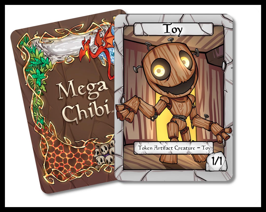 Toy 1-1 Colorless (token)- TCG Standard Size for Magic to Represent ...