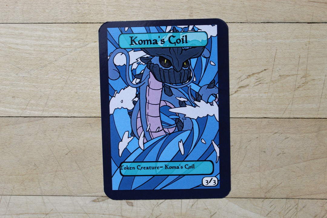 Koma's Coil Token Singles for Alter Art, Edh,standard,commander,vintage ...