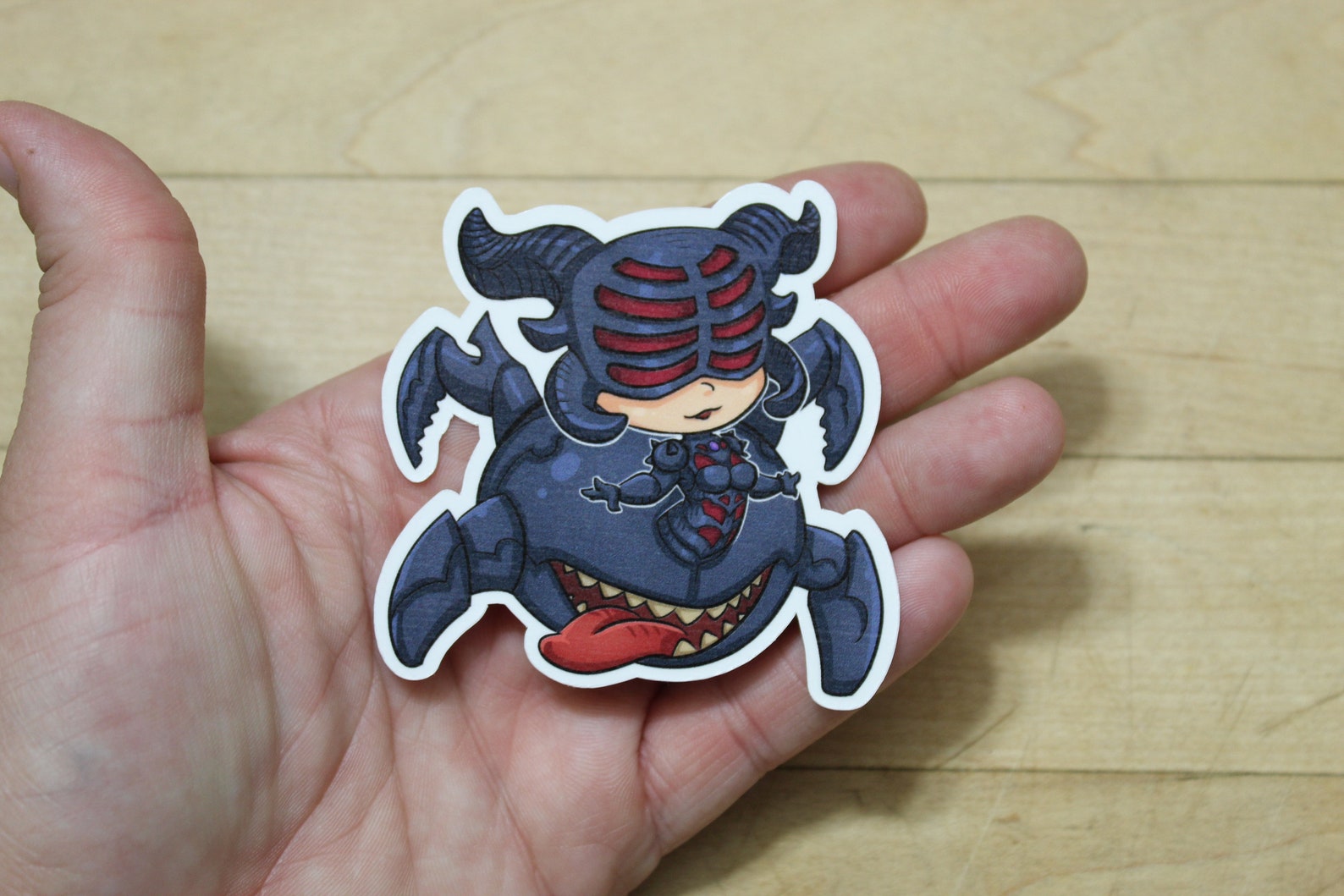 Chibi Sheoldred Whispering One sticker Inspired by Magic the | Etsy