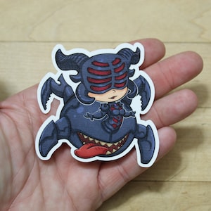 Chibi Sheoldred, Whispering One Sticker Inspired by Magic the Gathering ...