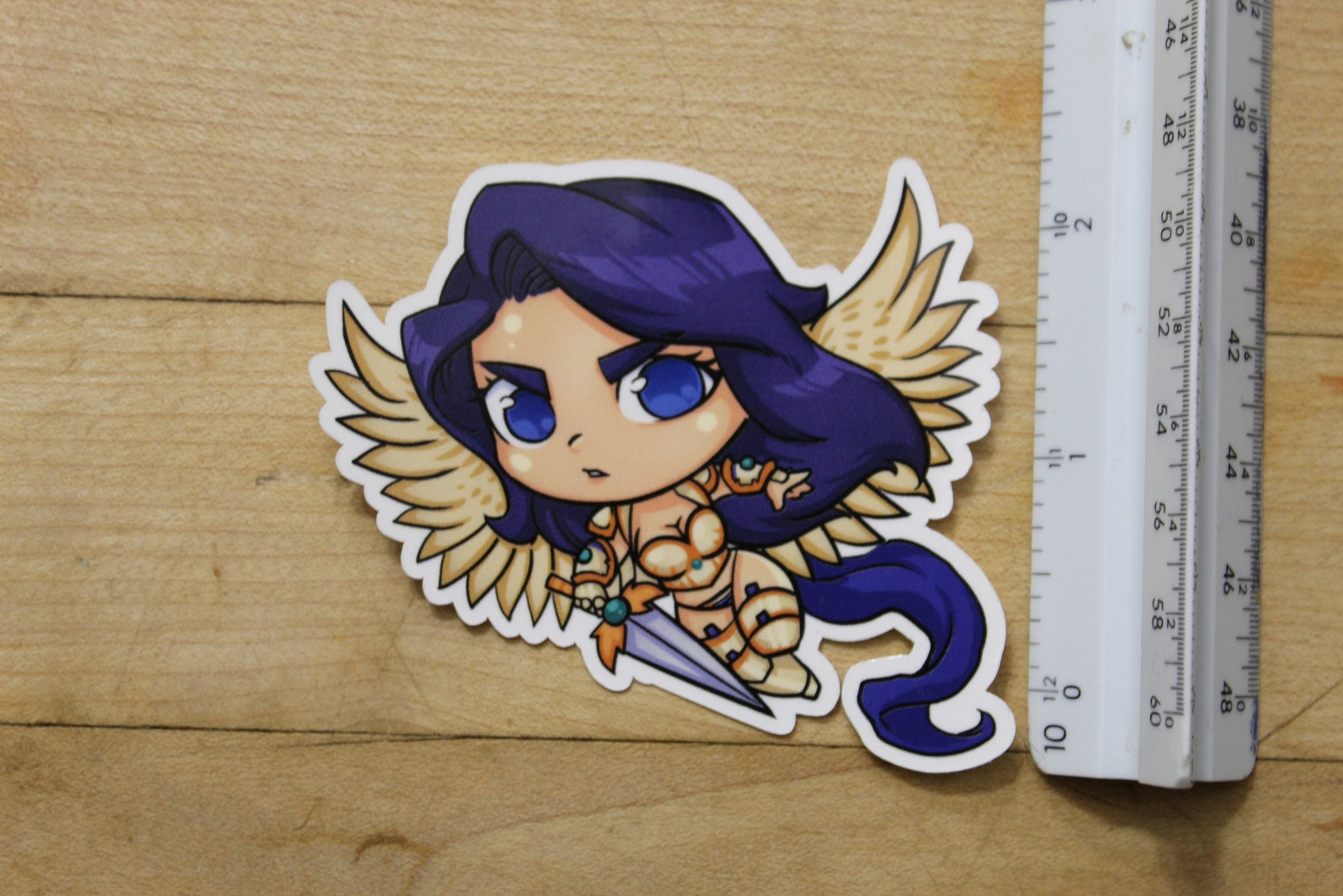Chibi Akroma angel of wrath Decals perfect for Deck boxes | Etsy