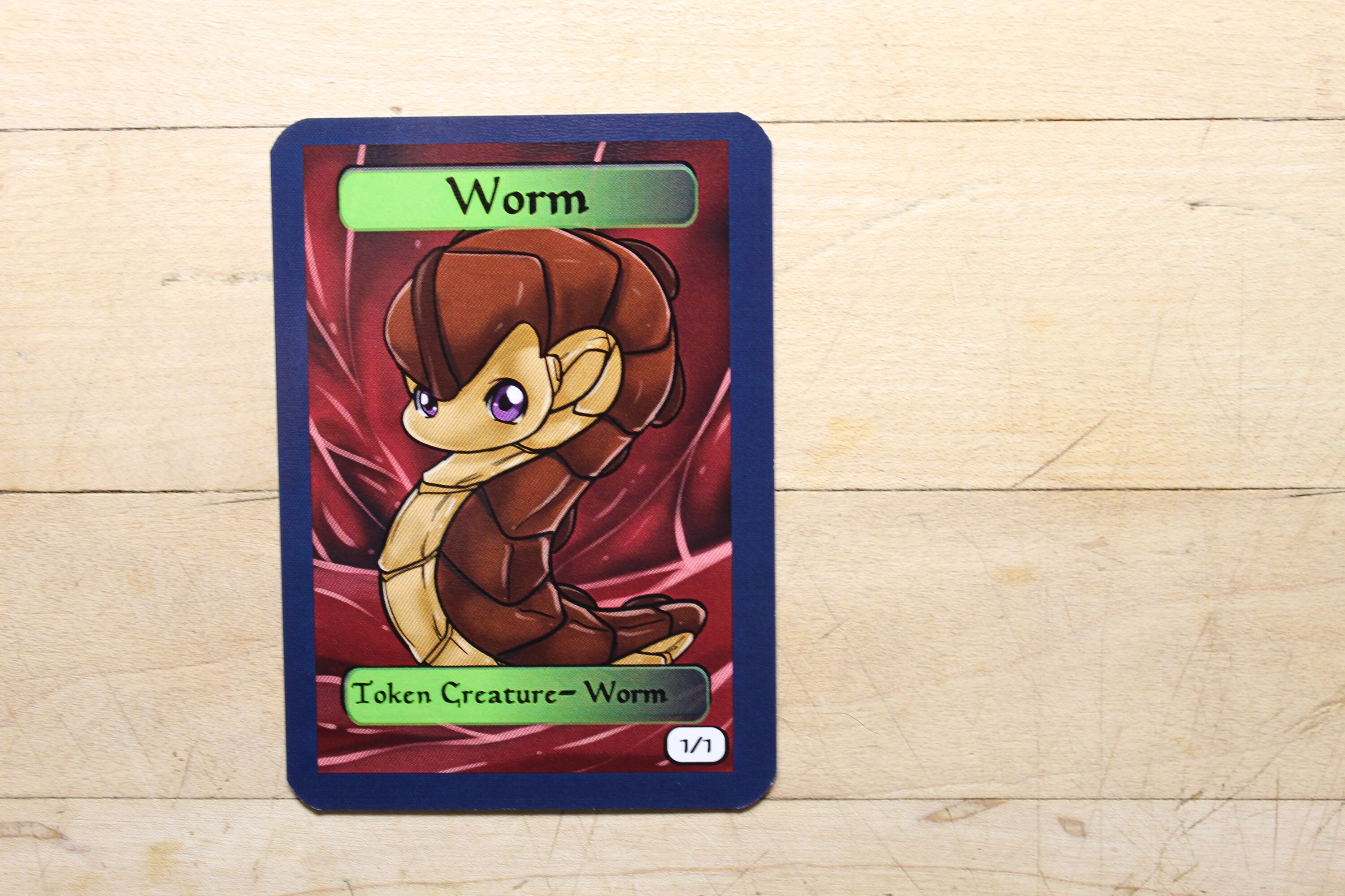 1/1 Worm chibi singles para alter art proxy en Edh estándar - Etsy España
