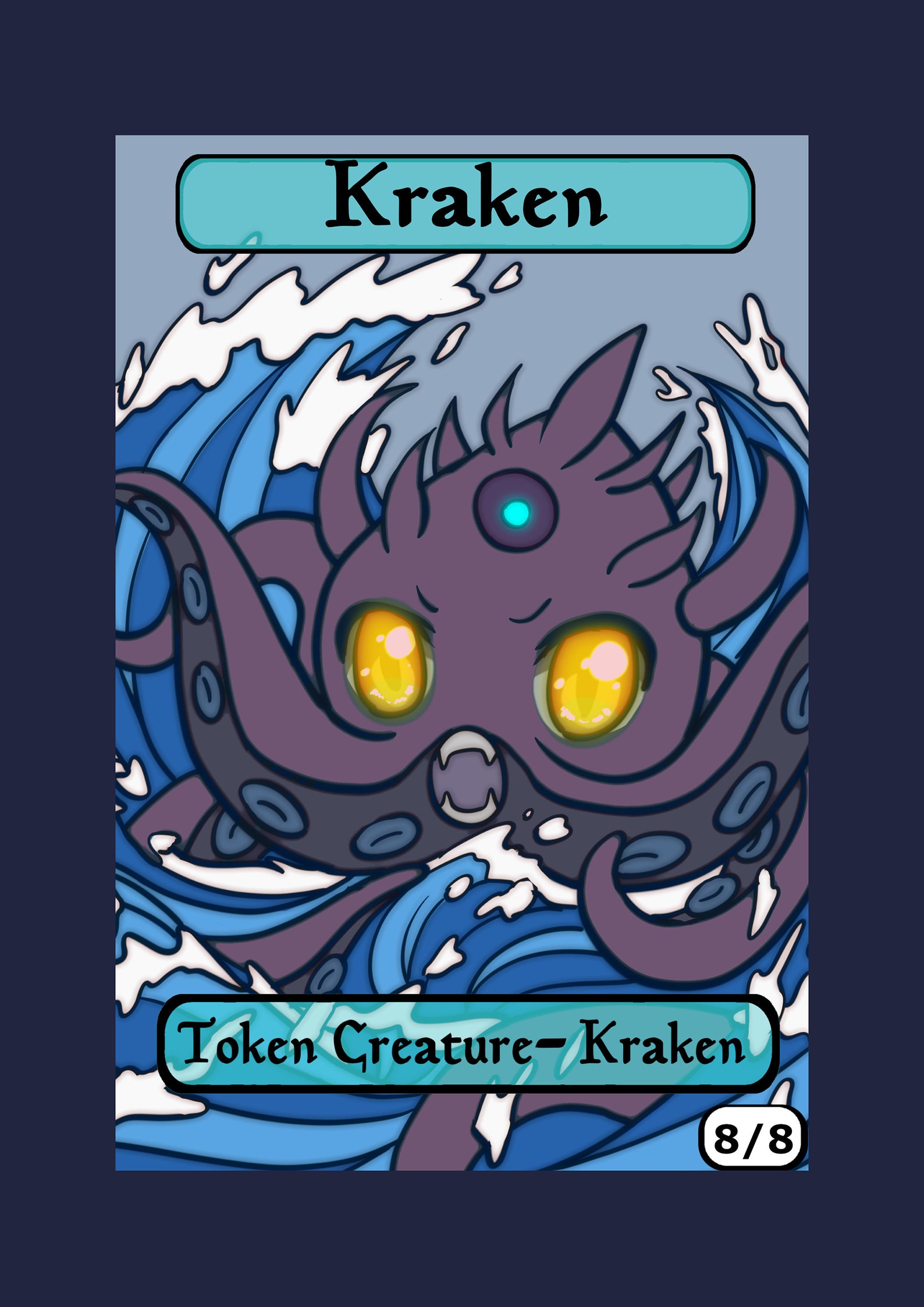 Kraken Tokens Chibi-styled 