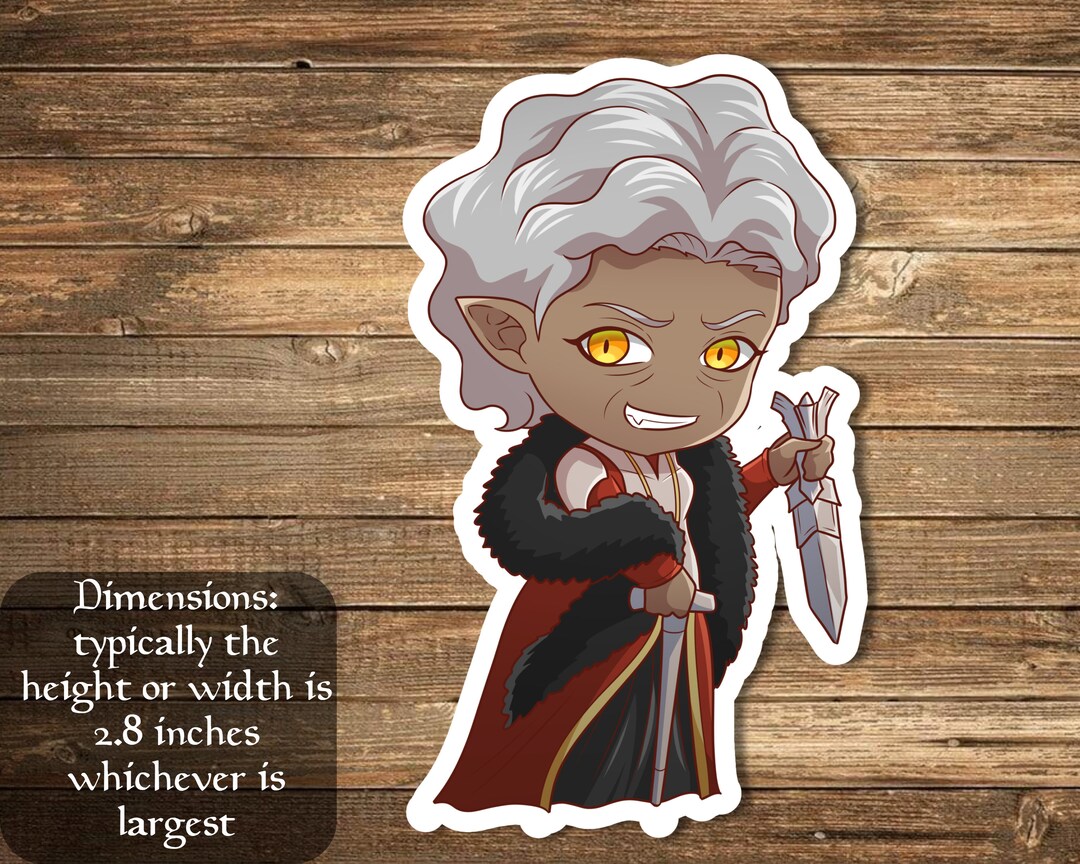 Evelyn the Covetous Sticker- Perfect for Deck Boxes, Laptops, Journals ...